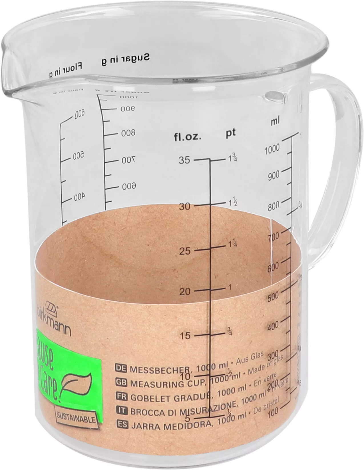 Messbecher, `Cause We Care | 14,50x12,50x9,50cm | 288088953000