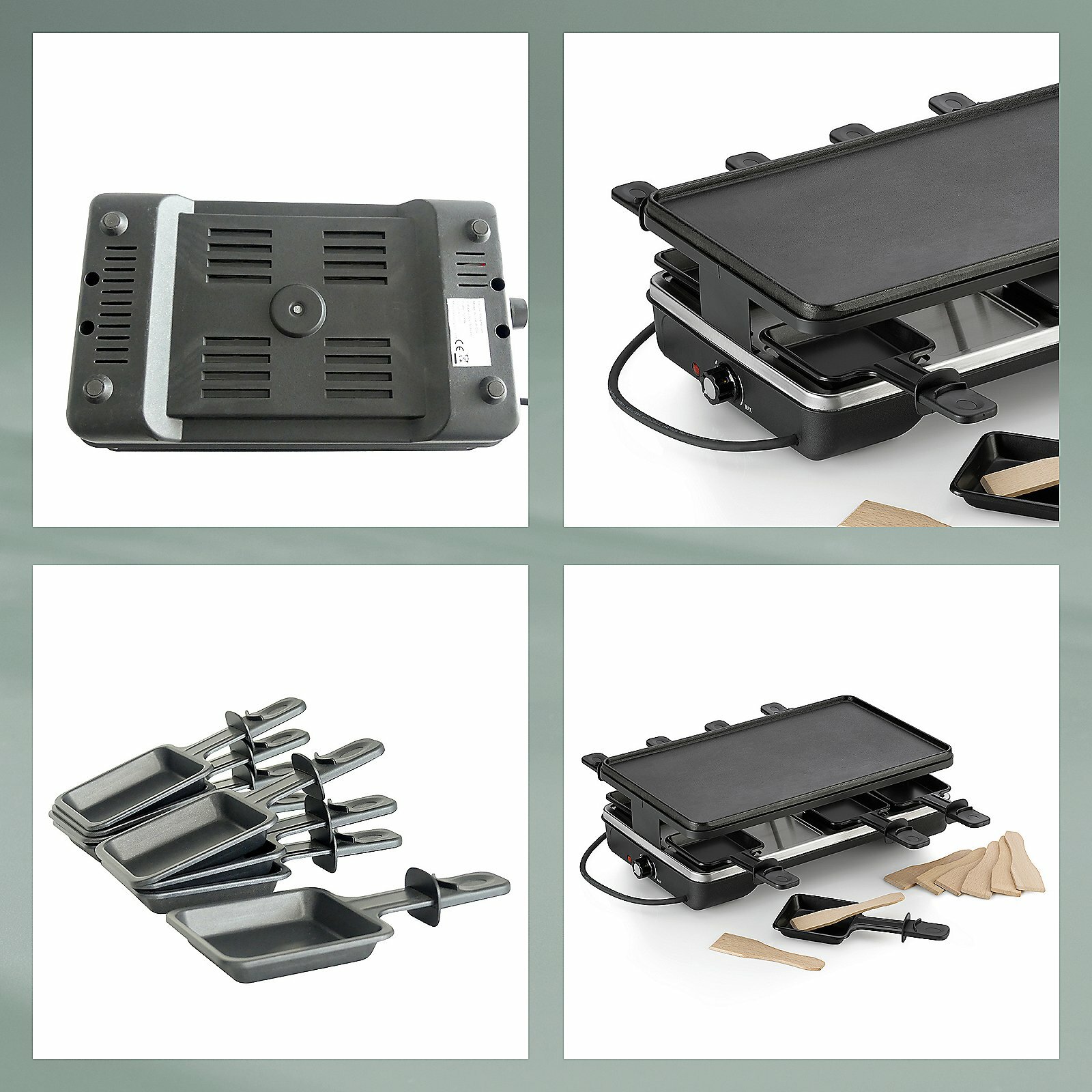 Raclette/Grillplatte, Geneva | 24x13x40cm | 241064006000