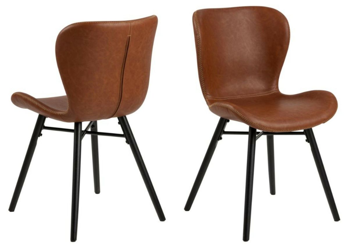 Esszimmerstuhl, Batilda -A1 | Cognac | 47x82,50x53cm | 424005615000