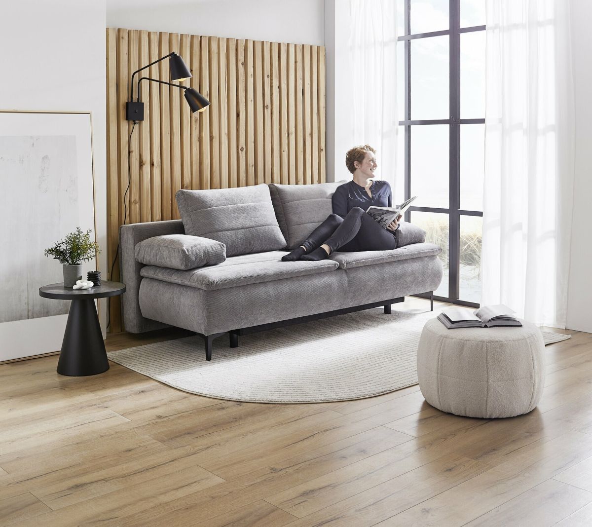 Boxspringsofa, Melly | Grau | 633028581000