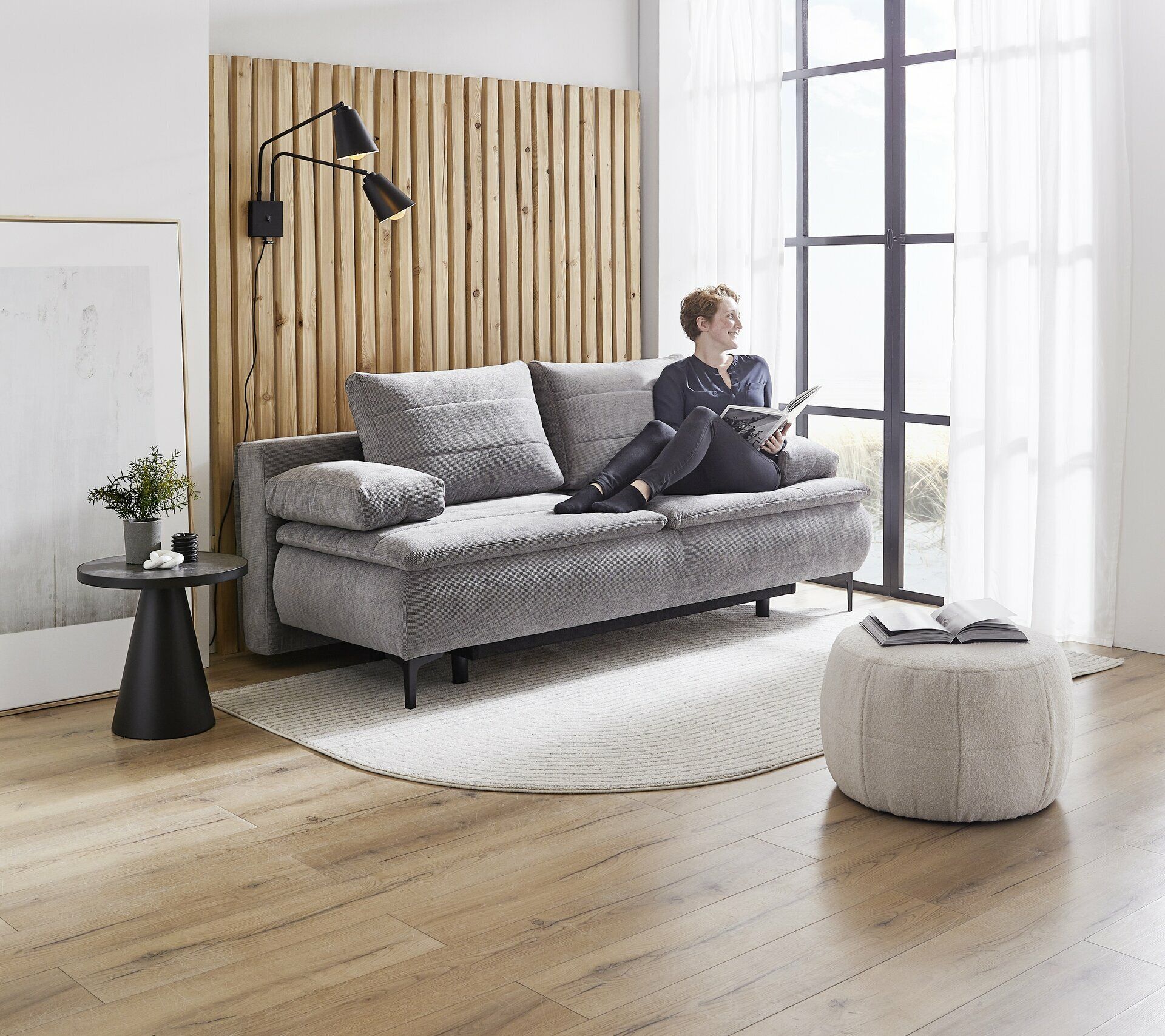 Boxspringsofa, Melly | Grau | 633028581000